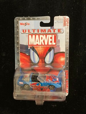 Maisto Ultimate Marvel Spiderman Chevrolet Corvette ZR 1 Diecast #1 ...