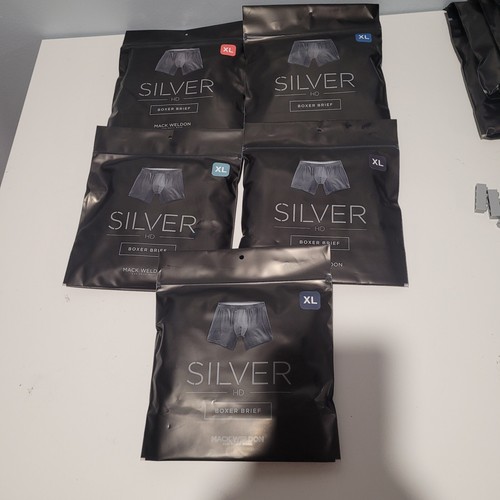 Mack Weldon SILVER HD Boxer Brief XL Lot Of 5 Black Blue Red Green $220 ...