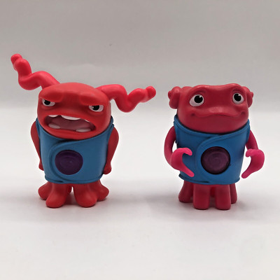 McDonald's 2015 Dreamworks Home Movie Boov Alien #2 Shaking Oh & #4 ...