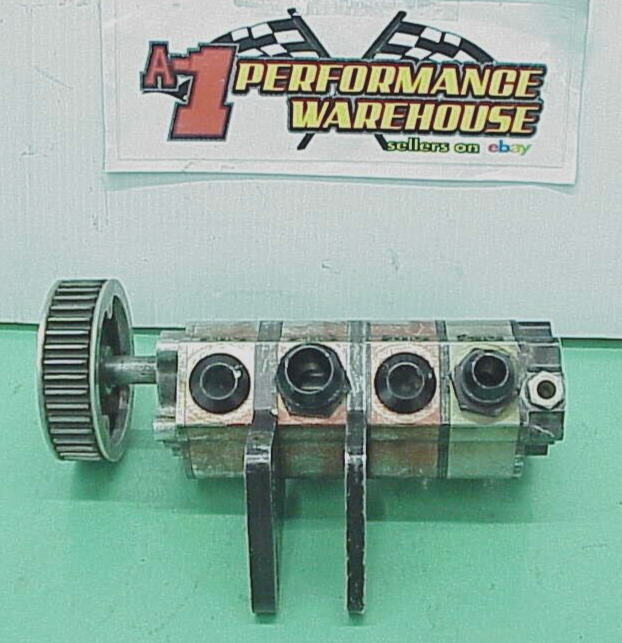 Barnes 4 Stage Dry Sump Oil Pump with HTD Oil Pump Pulley NASCAR JR24 ...