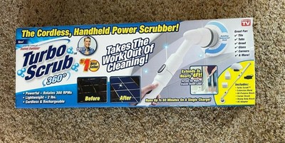 Turbo Scrub Turbo Scrub360 Cordless, Rechargeable Floor Scrubber and ...