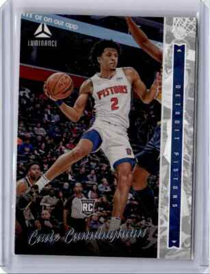 2021-22 Panini Chronicles Luminance Cade Cunningham Basketball Card ...