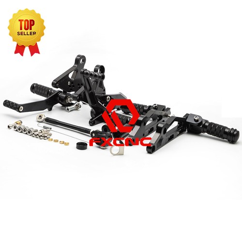 FXCNC CNC Rearsets Footpegs Pedals Pegs For HONDA GROM MSX125 2012-2015 ...
