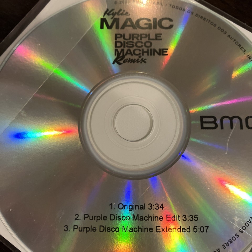 KYLIE - MAGIC - NEW 3 MIX PURPLE DISCO MIXES - BMG BRAZIL CD PROMO NEW ...