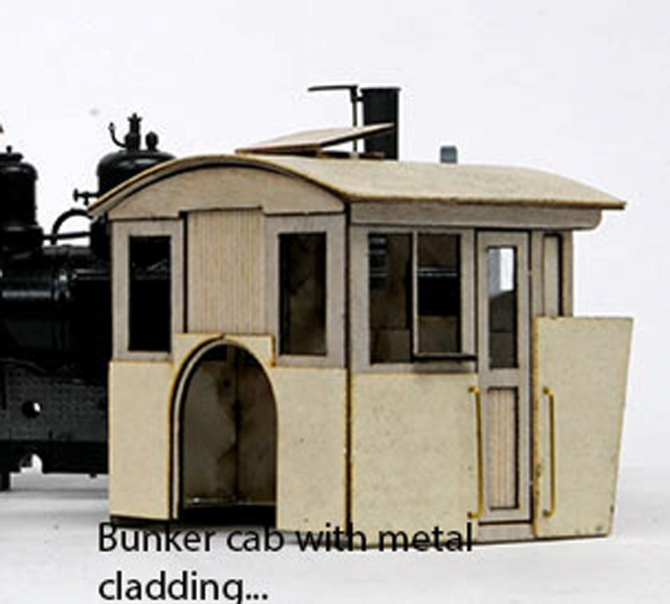 BANTA MODELWORKS 2-6-2T SUMMER CAB CONVERSION On30 Model Railroad Kit ...