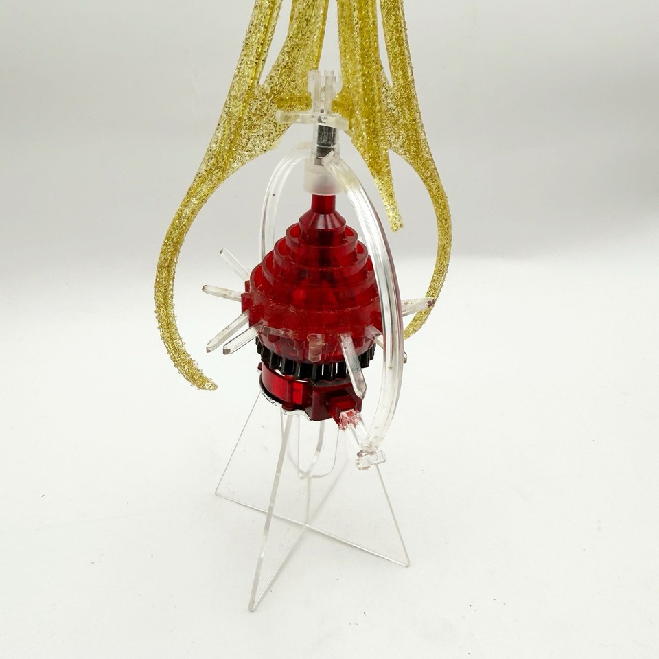 Vintage Merry Glow Spinning Tree Topper Gold and Red With Box READ | eBay