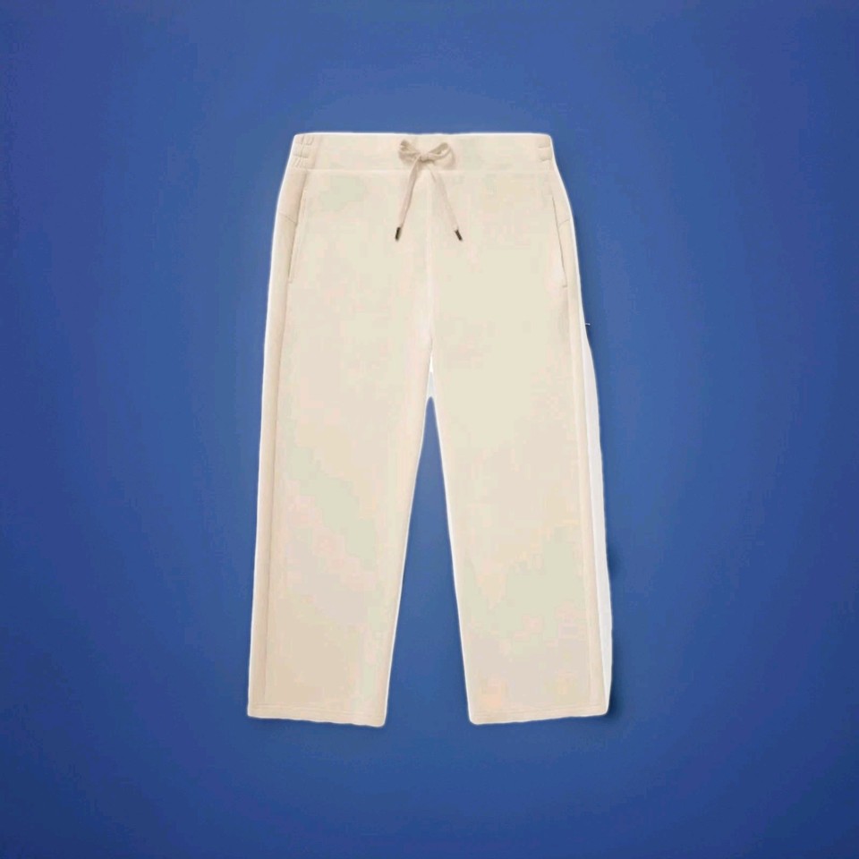 NWT Members Mark Stretch Cream Drawstring Crop Joggers Plus Women Pant ...