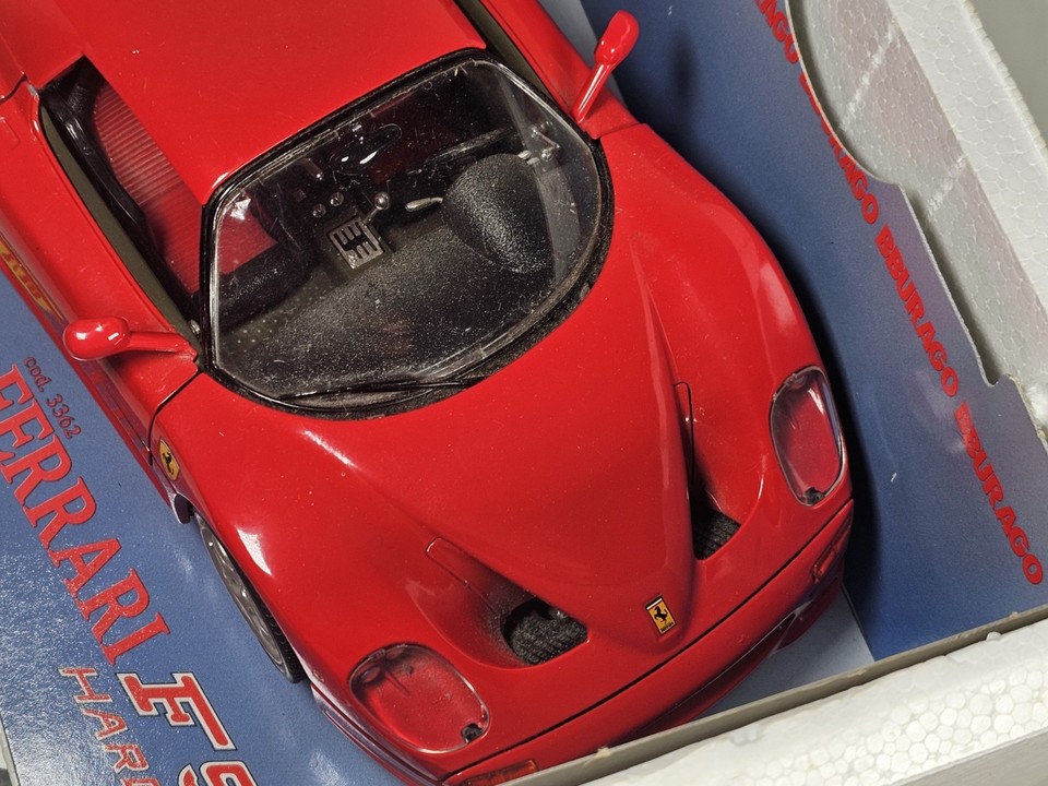 Burago 1/18 Scale Diecast Model Car Ferrari F50 Hard Top 1995 Red | eBay