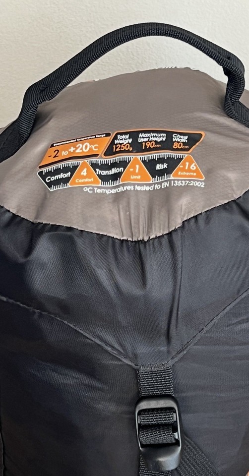 Vango Ultralite 300 Sleeping Bag Camping Trekking Caravan Tent Ultra ...