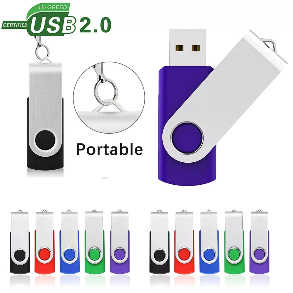 Lot 5/10pcs USB Flash Drive Memory Stick 1MB-64GB Pendrive Thumb Drive ...