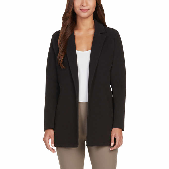 Matty M Ladies' Knit Boyfriend Blazer Notched Lapels | G31 | eBay