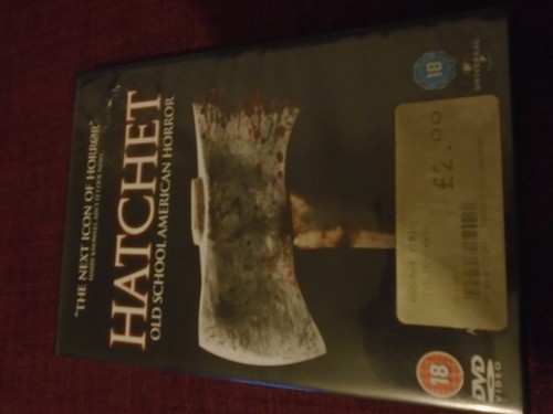 Hatchet - Horror DVD Region 2 Pal - Tony Todd Kane Hodder Robert ...