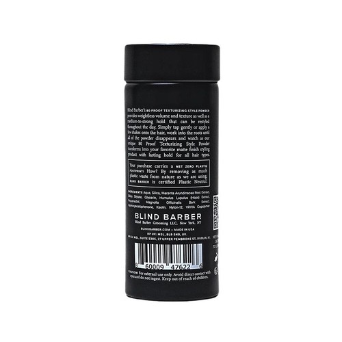Blind Barber 80 Proof Texturizing Style Powder 0.5 oz | eBay