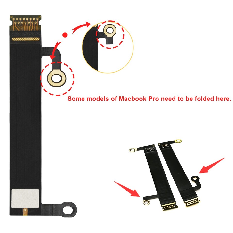 1 Pair LCD Display Backlight Flex Cable For Apple MacBook Pro 13" 15 ...
