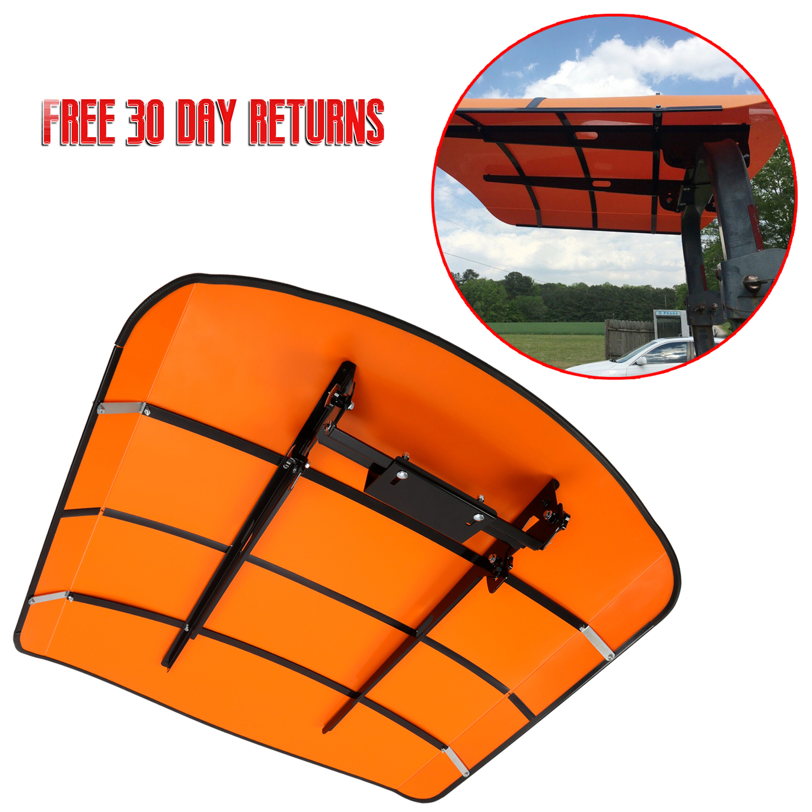 Orange Tuff Top Tractor Canopy For ROPS 48-3/8" X 48-3/8" | eBay