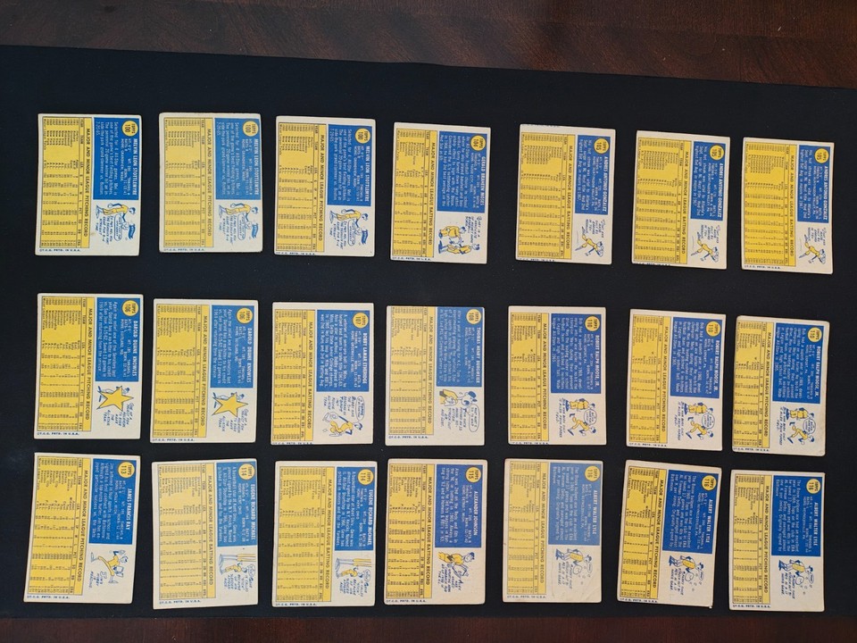 1970 Topps Baseball Lot of 86 Cards (#100-194) - High-Number Duplicates ...