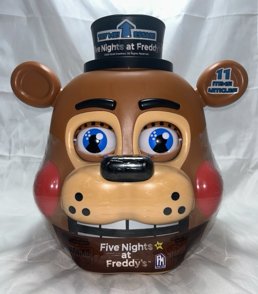 Five Nights at Freddy’s Toy Freddy Collector Bundle Head Walmart ...