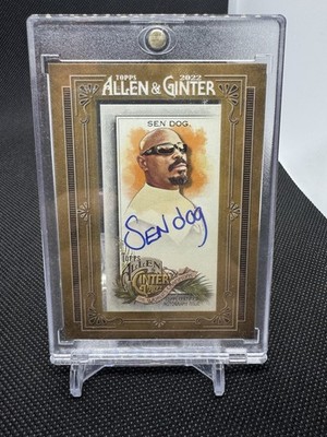 Sen Dog Cypress Hill Rapper 2022 Topps Allen & Ginter Framed Mini Auto ...