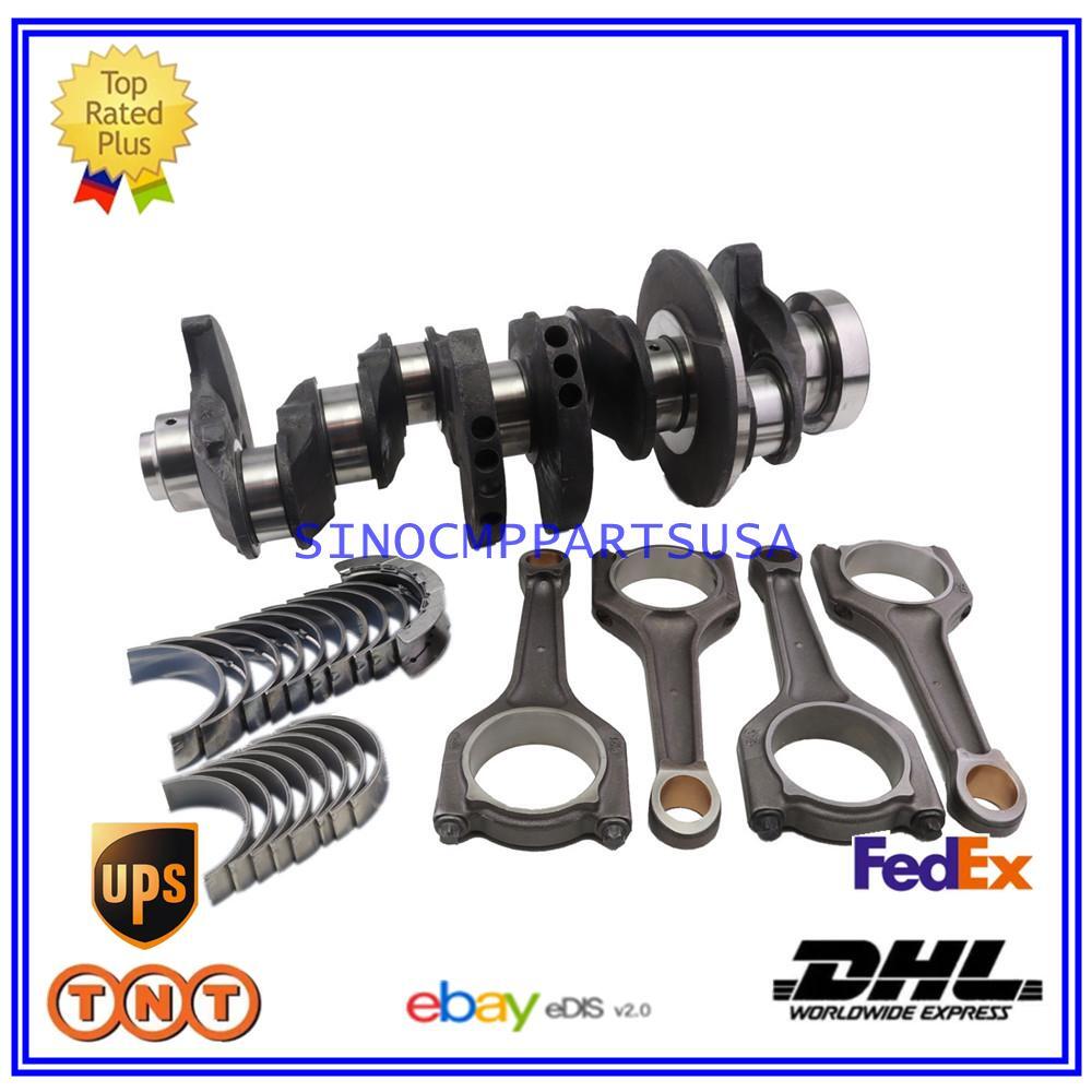 Crankshaft & Connecting Rods & Crank + Con Rod Bearing for BMW N42 N43 ...