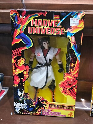 NEW Toy Biz Marvel Comics Universe Ninja Wolverine 10" Action Figure ...