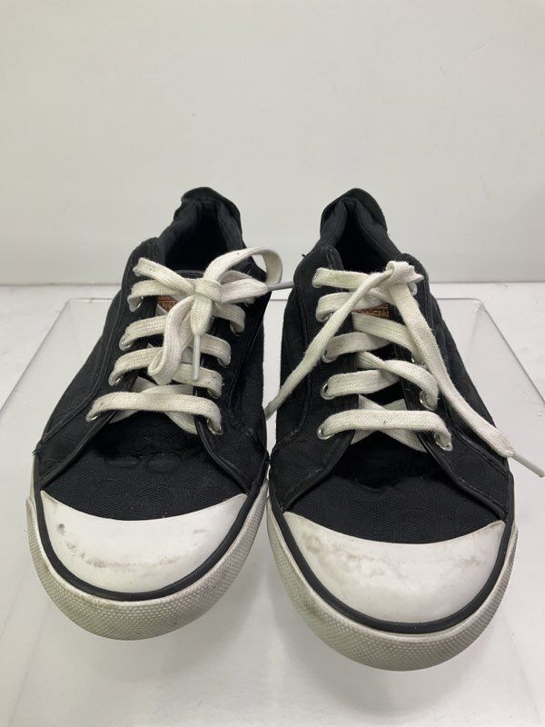 Coach Barrett Black White Signature Jacquard Leather … - Gem