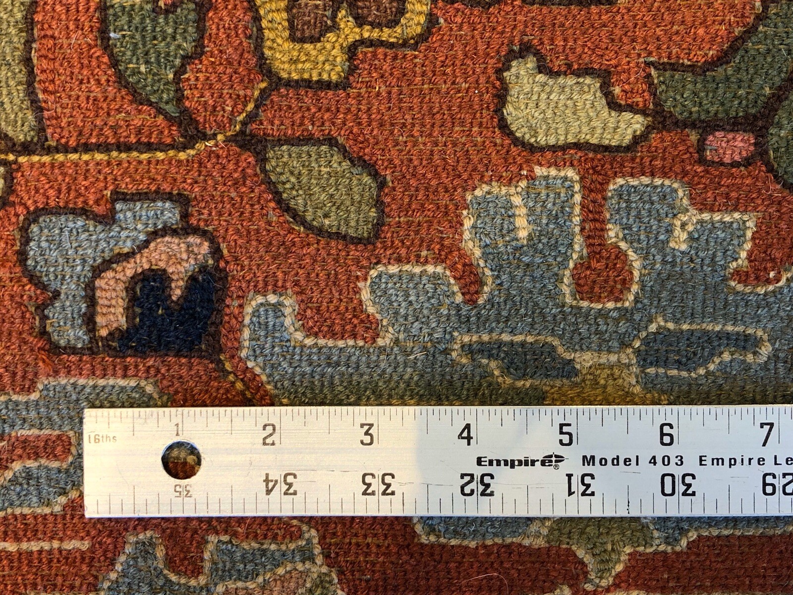 Tremendous Tetex - 1930s Antique German Rug - Hooked Carpet - 10.7 x 14 ...