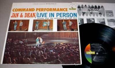 JAN & DEAN LP - LIBERTY LST7403 Command Performance Live in Person | eBay