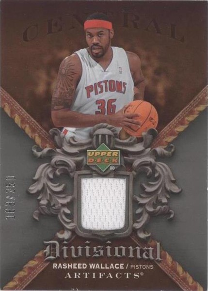2007-08 Upper Deck Artifacts - Divisional Artifacts #DA-RW Rasheed Wallace /250 (MEM) for sale ...