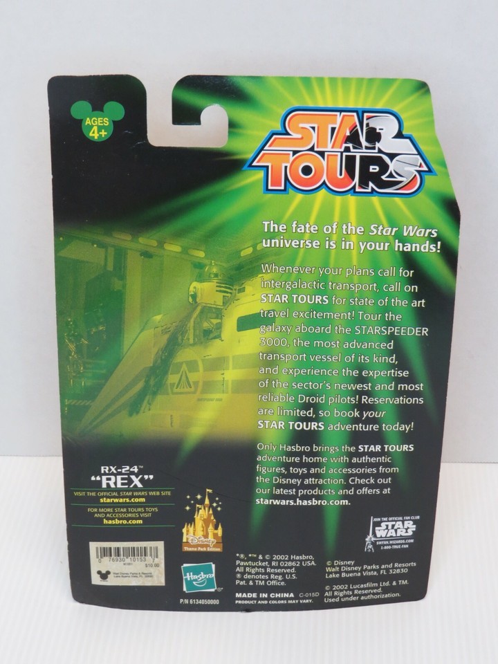 STAR WARS RX-24 REX SEALED ACTION FIGURE - STAR TOURS | eBay