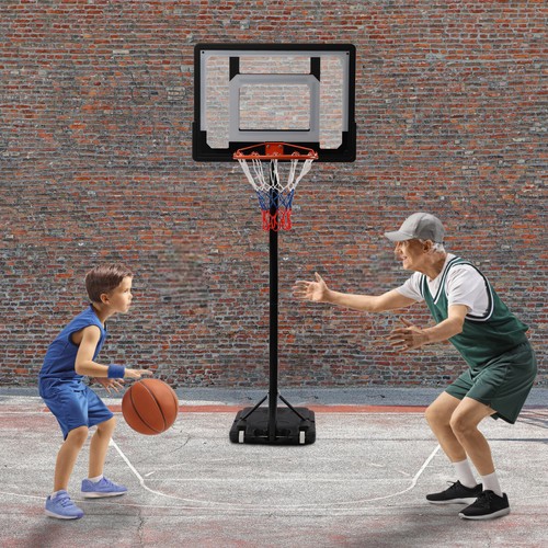 Height Adjustable Basketball Stand Hoop Children Street Ball Games Hoop ...