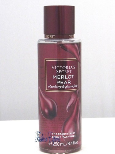VICTORIA'S SECRET MERLOT PEAR FRAGRANCE BODY MIST SPRAY 8.4 FL OZ ...