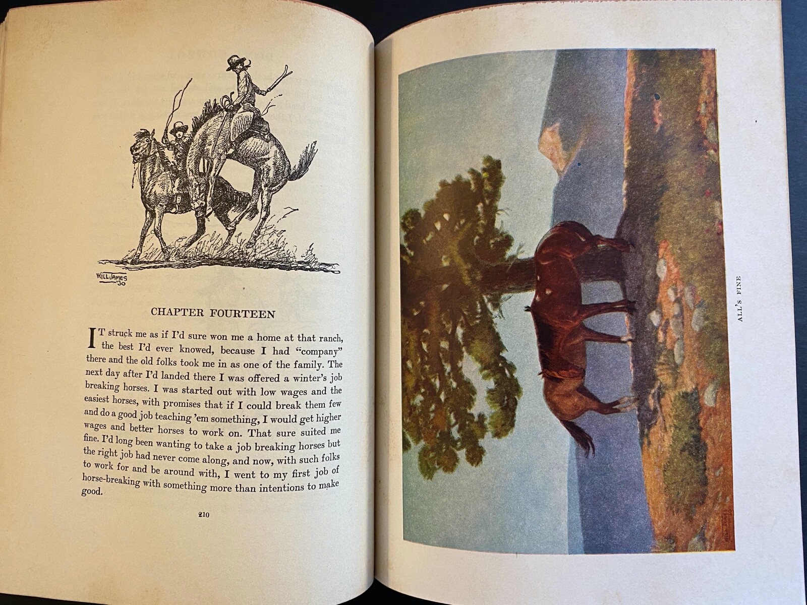 Lone Cowboy My Life Story, by Will James - 1946 - Vtg, Hardcover Book ...