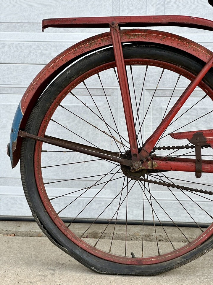 ** VINTAGE 1930'S 1940'S ?? SHELBY HIAWATHA BICYCLE, OLD ANTIQUE PRE ...