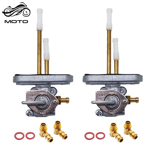 Set of 2 Petcocks for Yamaha XS750 XS850 XS1100 - Non-Vacuum - Left and ...