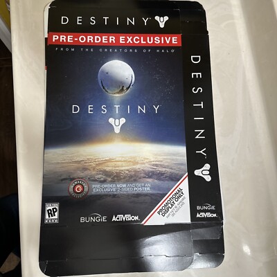 Destiny Gamestop Display Box Promo | eBay