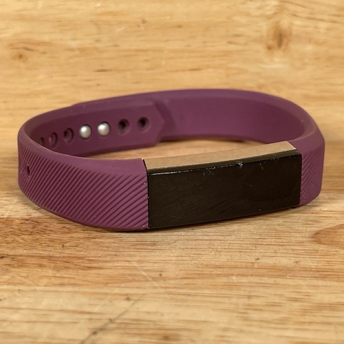 Fitbit Alta FB406 Plum Band OLED Bluetooth Fitness Sleep & Activity ...