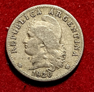 Argentina 1920 20 Centavos KM#36 Copper Nickel Coin T301 | eBay