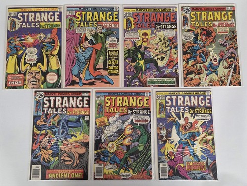 STRANGE TALES #182-188 MARVEL COMIC FULL RUN LOT Doctor Strange Issues ...