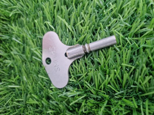 Vintage Smiths Wooden Chiming Mantle Clock with key - Untested | eBay