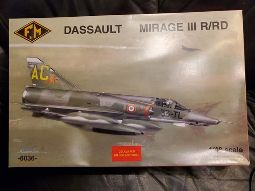 Fonderie Miniature Dassault Mirage III R/RD 1/48th scale model kit ...
