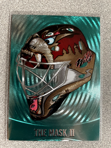 2002-03 ITG Be A Player Between the Pipes Manny Fernandez Mask II Card ...