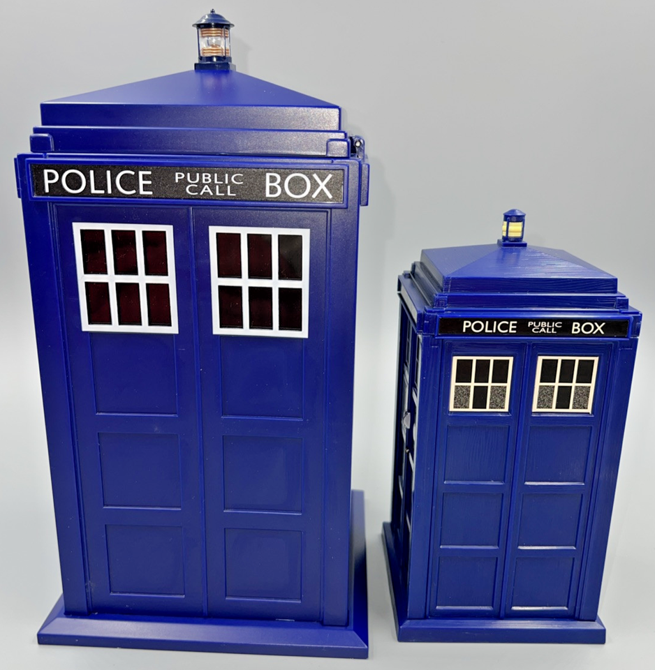 1963 Doctor Who Spin And Fly Flight Control Tardis With Lights And ...