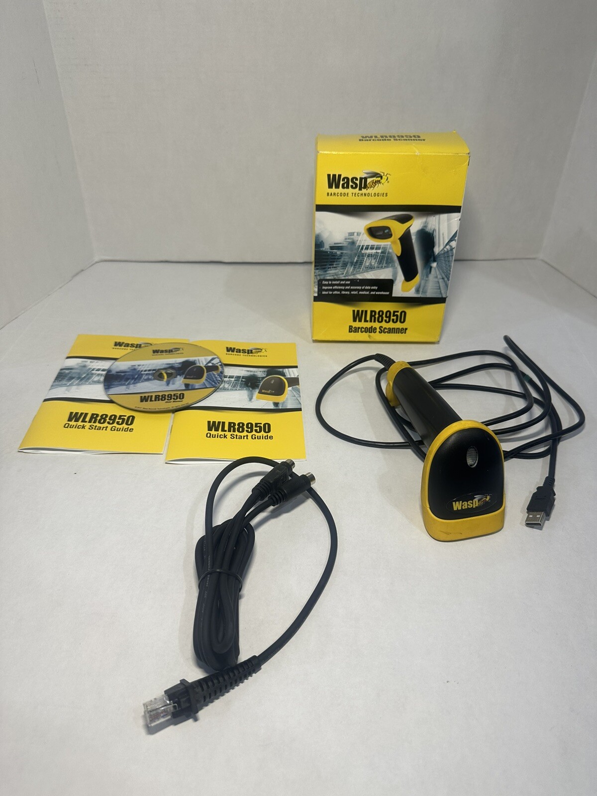 Wasp WLR8950 PS2 Bi-Color CCD Barcode Scanner with PS2 Cable | eBay