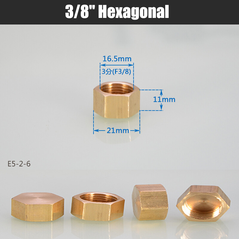 Brass Inner Wire Blanking Plug Hexagonal/octagonal Cap BSP Stop Plugs ...