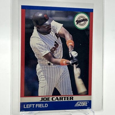 1991 Score 100 Superstars Joe Carter Baseball Card #81 Mint FREE ...