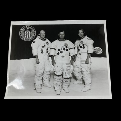 RARE! 1972 Apollo 16 NASA Type 1 Apollo Astronauts Young Mattingly Duke ...