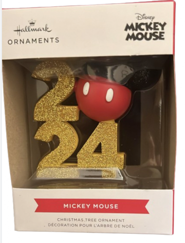 Hallmark Disney Mickey Mouse 2024 Christmas Ornament New with Box | eBay