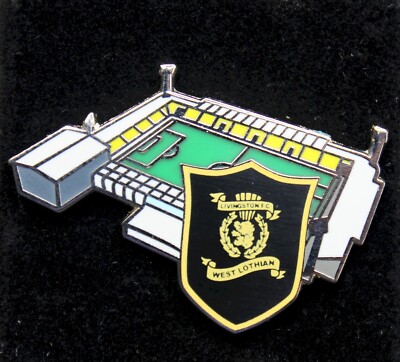 Scottish Football Club Livingston FC Almondvale Stadium Metal Pin Badge ...