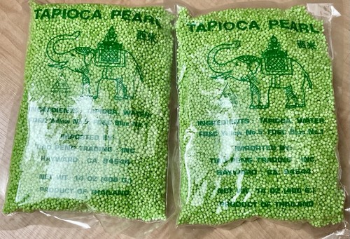 Green Tapioca Pearl Boba/Bubble Tea Dessert Small Size 14 Oz US Seller ...