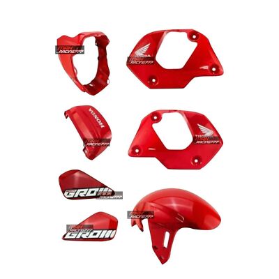 HONDA NEW MSX GROM 125 2021 - 2024 FOR RED 7PC BODY PANELS FRAME BODY ...
